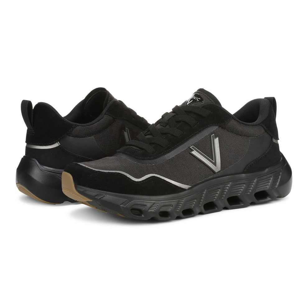 【VIONIC】Presley佩絲莉 免綁鞋帶內置可拆式Vio-Flex鞋墊輕量高回彈鏤空大底運動鞋足弓鞋矯正鞋_星台有限公司|Trinetics